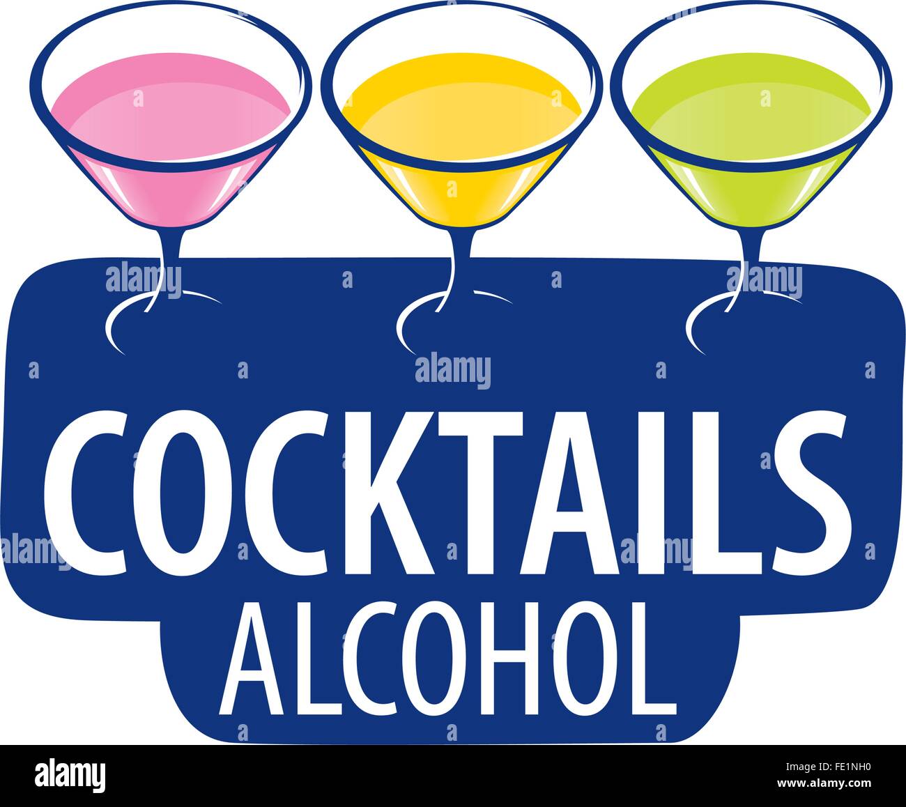 alcoholic cocktails logo Stock Vector Image & Art - Alamy