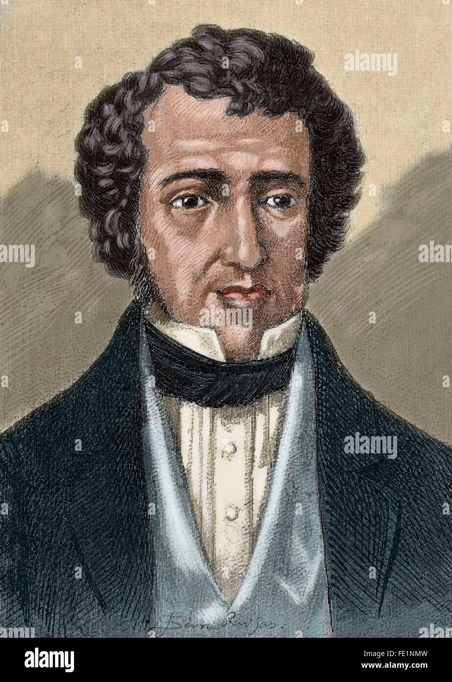 Juan Alvarez Mendizabal (1790-1853). Spanish economist and politician ...