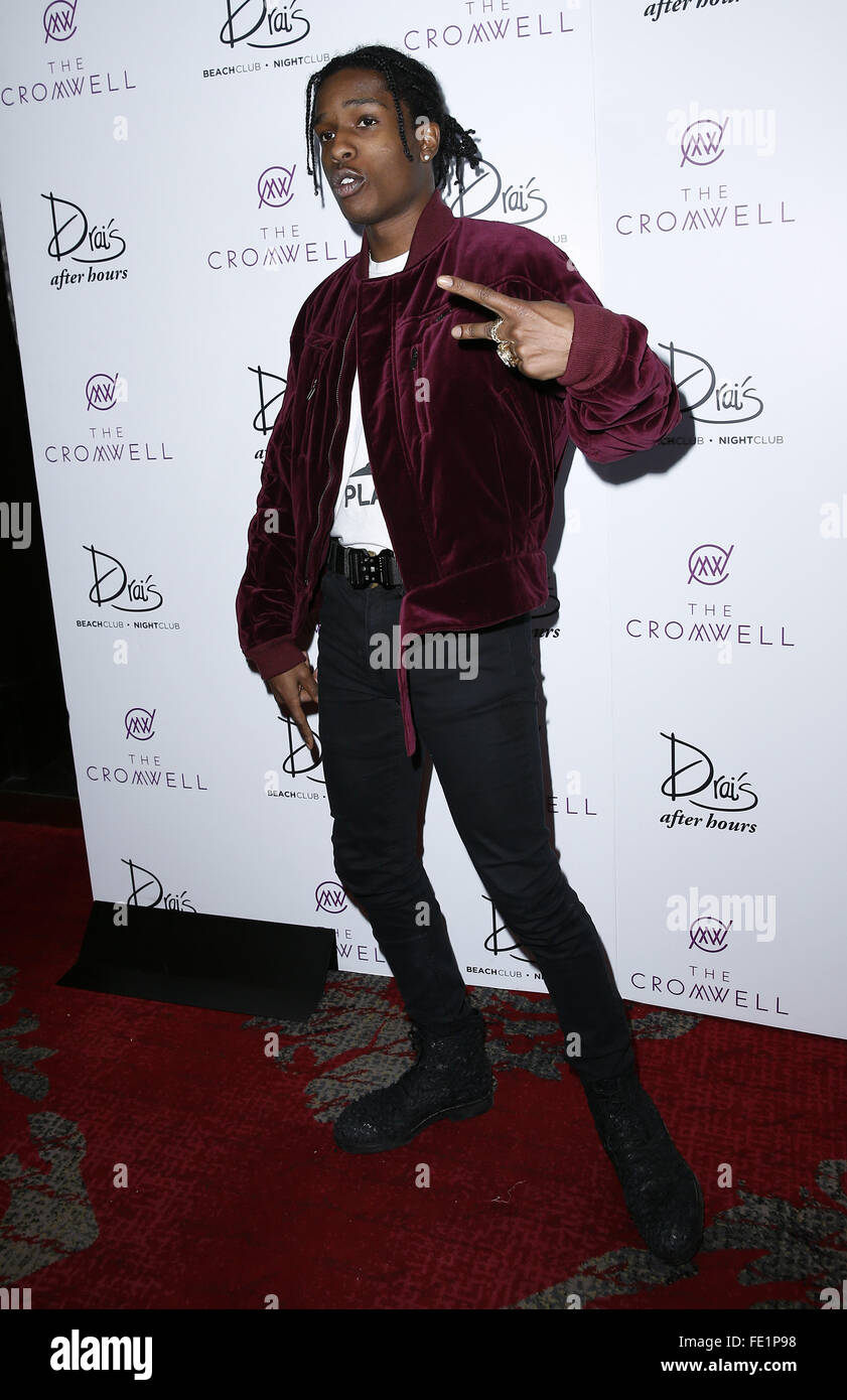 Rapper A$AP Rocky delivers his first ever Drai's LIVE performance at ...