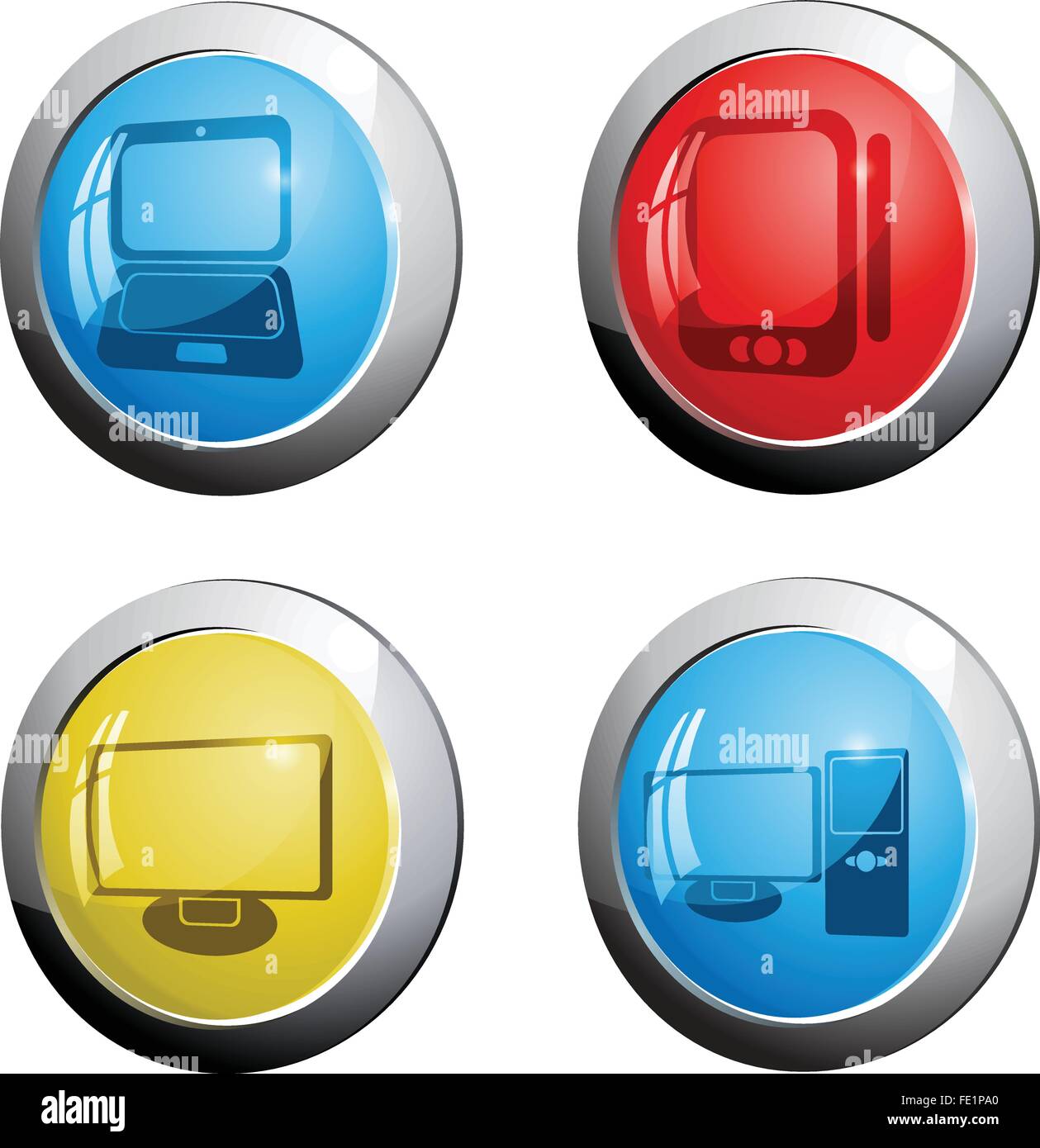 Media icons set Stock Vector Image & Art - Alamy