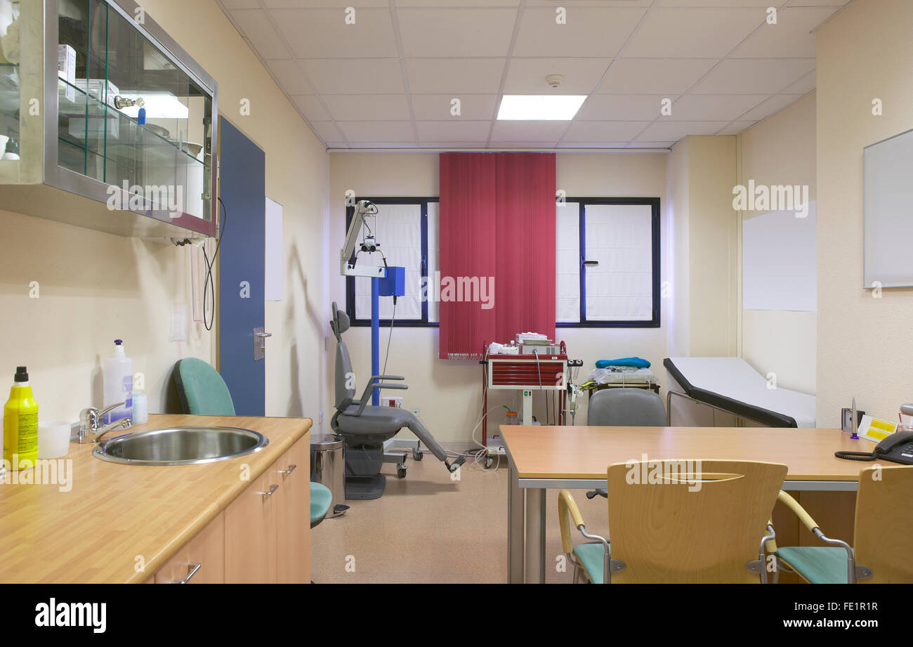 Hospital doctor room with medical equipment. Horizontal Stock Photo - Alamy