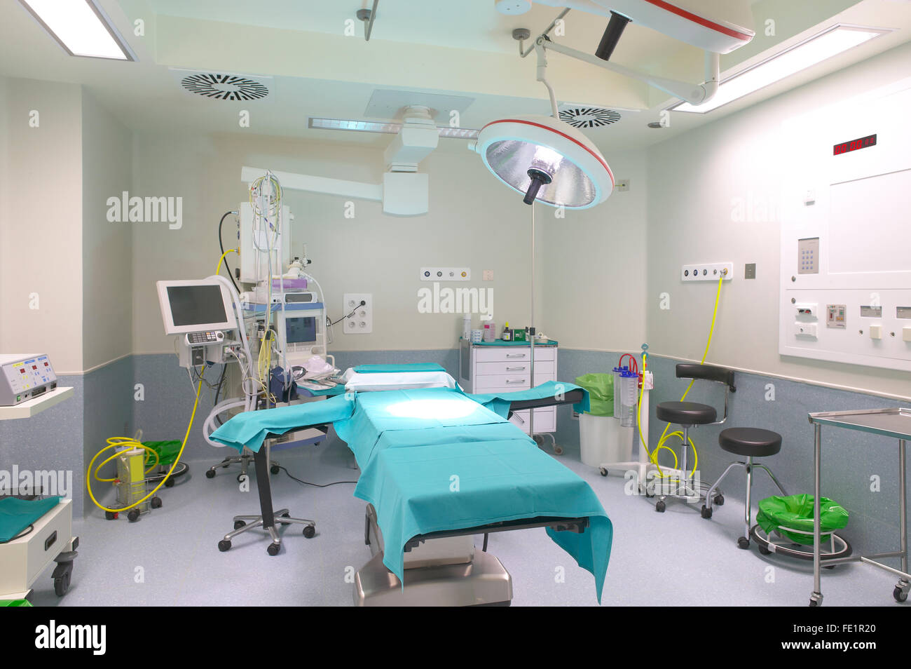 Hospital surgery interior with medical equipment Stock Photo - Alamy
