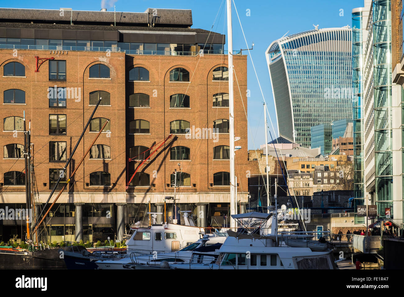 St.Katherine Docks, London, England, U.K Stock Photo - Alamy