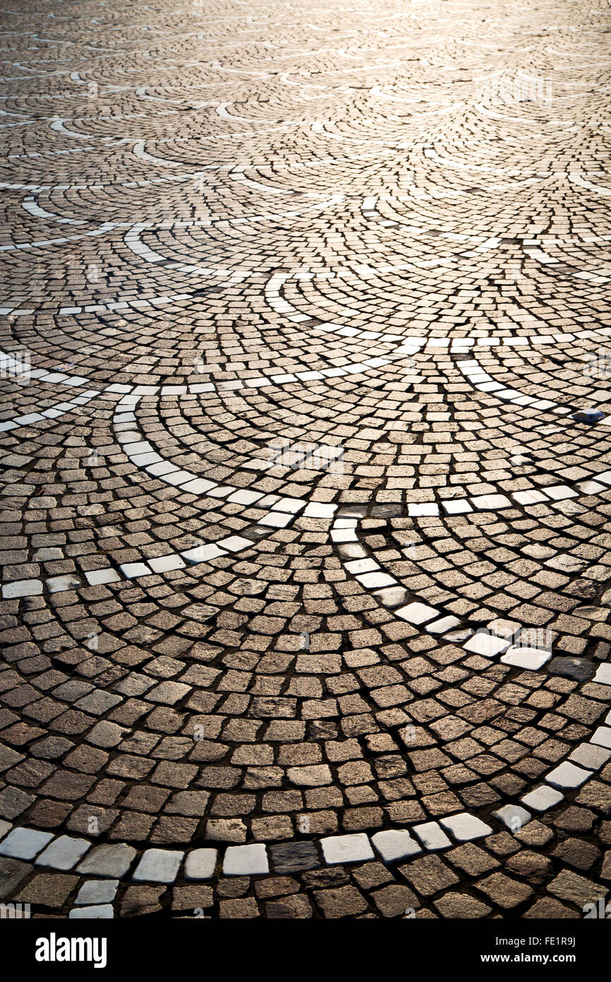in the castano primo street lombardy italy varese abstract pavement of ...