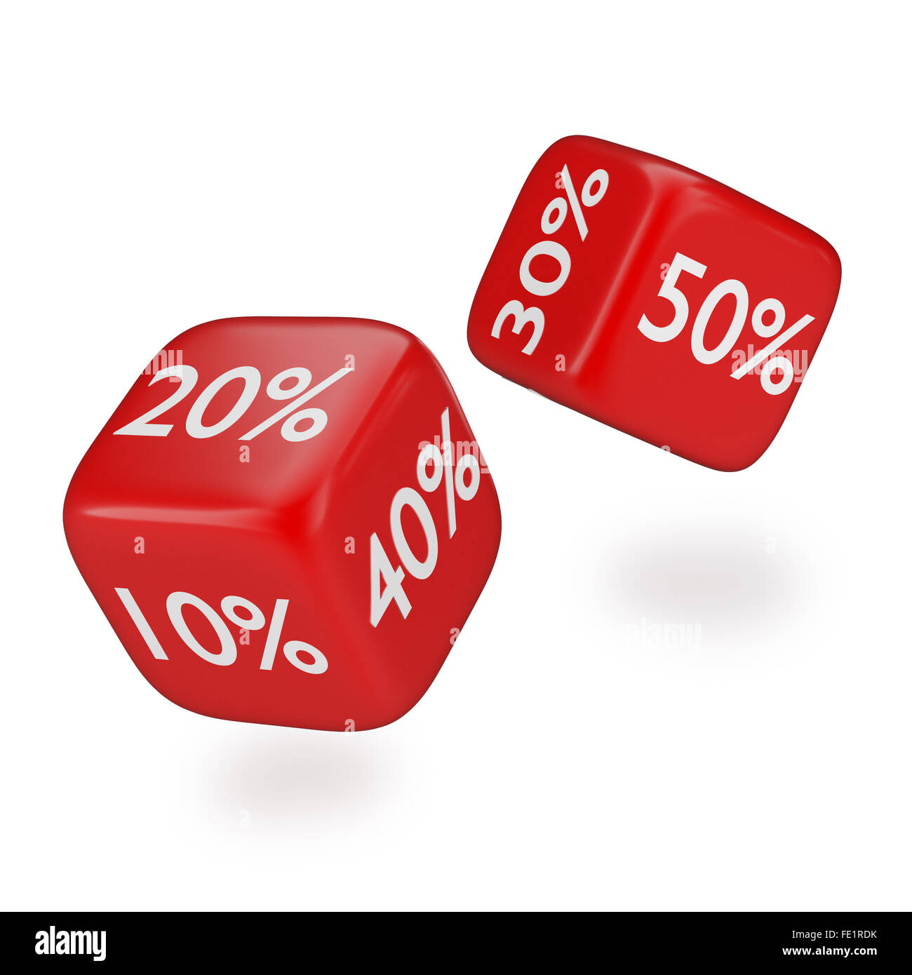 Sale sign percentage dice hi-res stock photography and images - Alamy