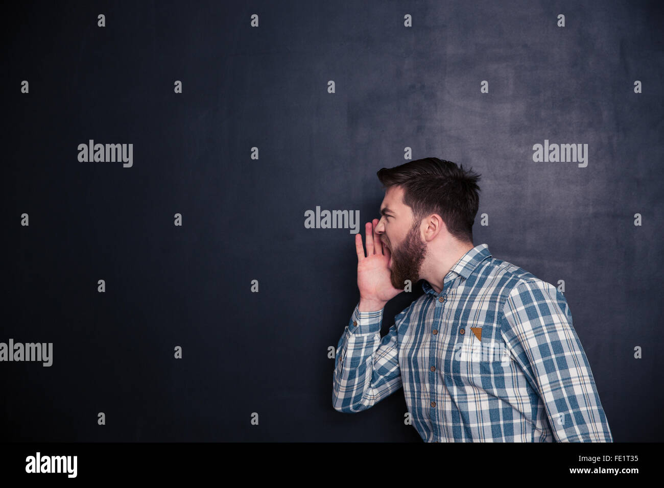 Screaming black man hi-res stock photography and images - Alamy