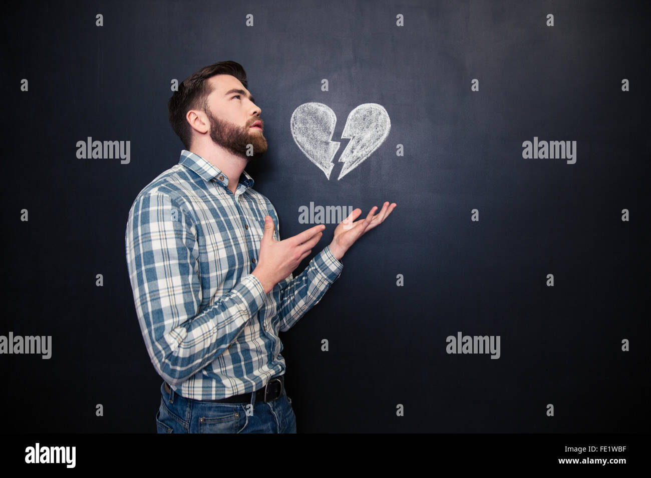 1920s Man Broken Heart