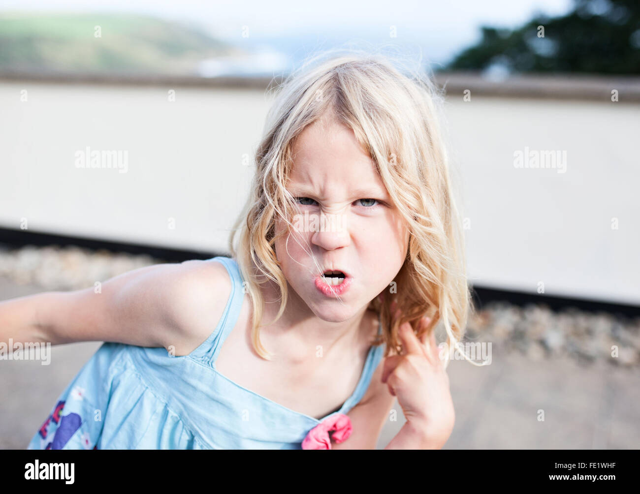 Angry happy girl hi-res stock photography and images - Alamy
