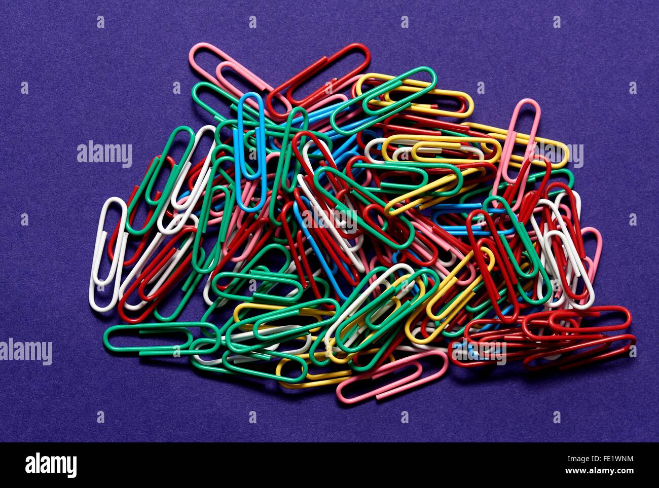 Colorful paper clips Stock Photo - Alamy Colorful paper clips Stock Photo - Alamy