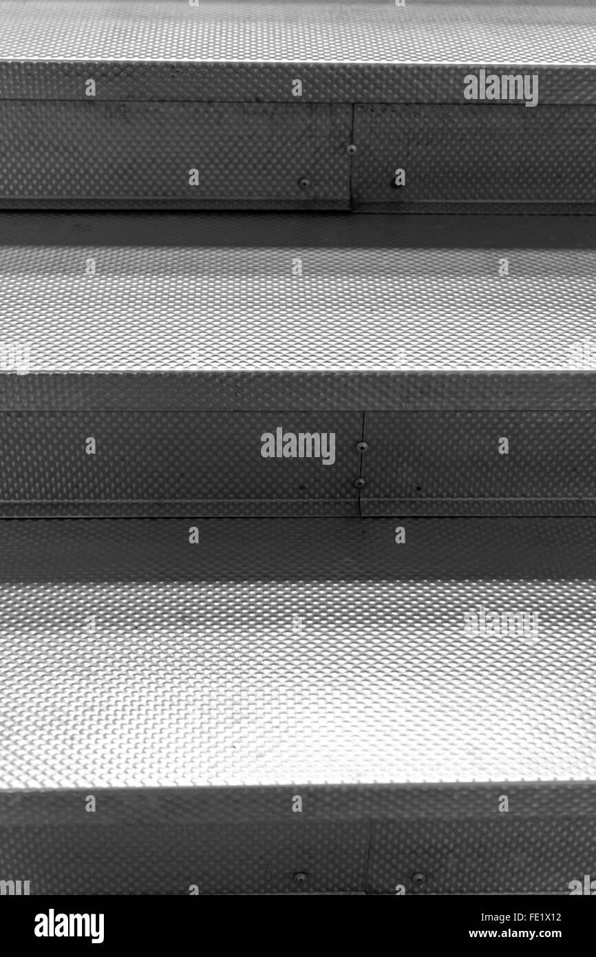Aluminum metal texture steps for grunge style backgrounds or backdrops ...