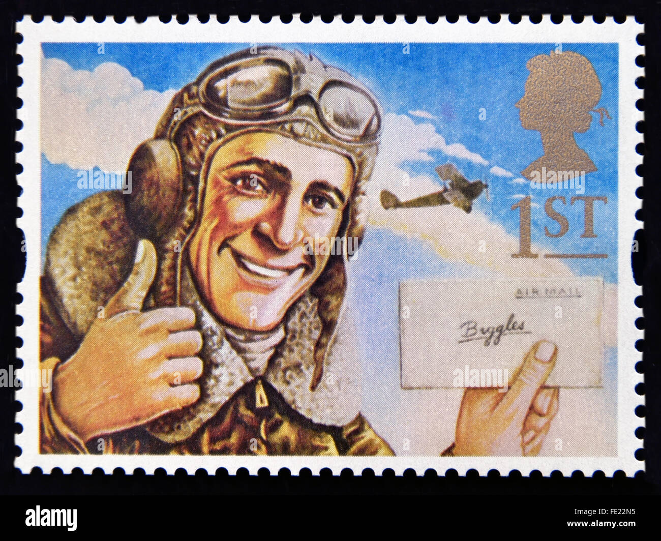 Postage stamp. Great Britain. Queen Elizabeth II. 1994. Greetings ...