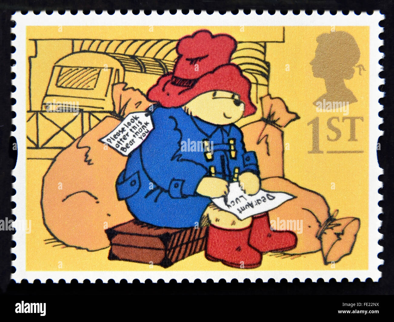 Postage stamp. Great Britain. Queen Elizabeth II. 1994. Greetings ...