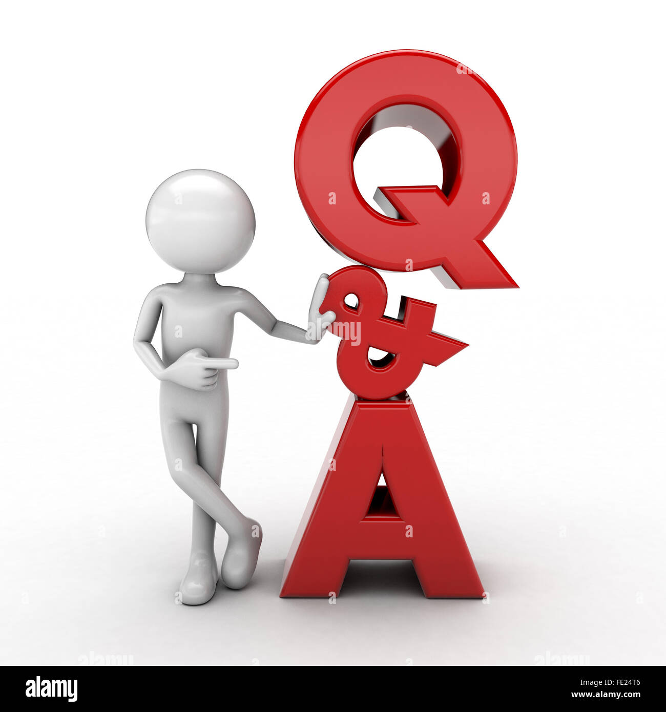 the use of human Questions And Answers white background Stock Photo - Alamy