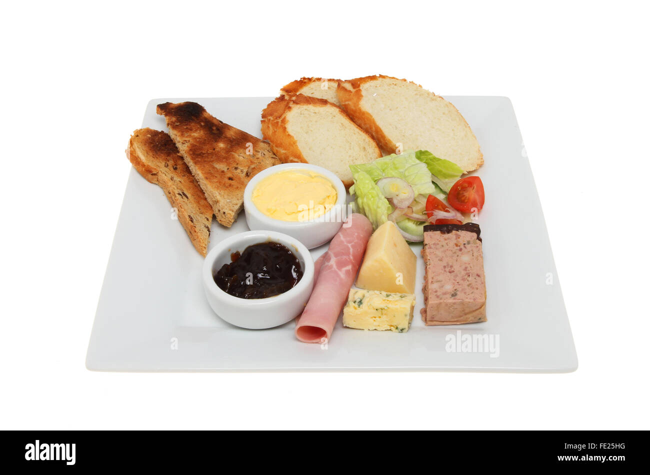 White platter plate hi-res stock photography and images - Alamy