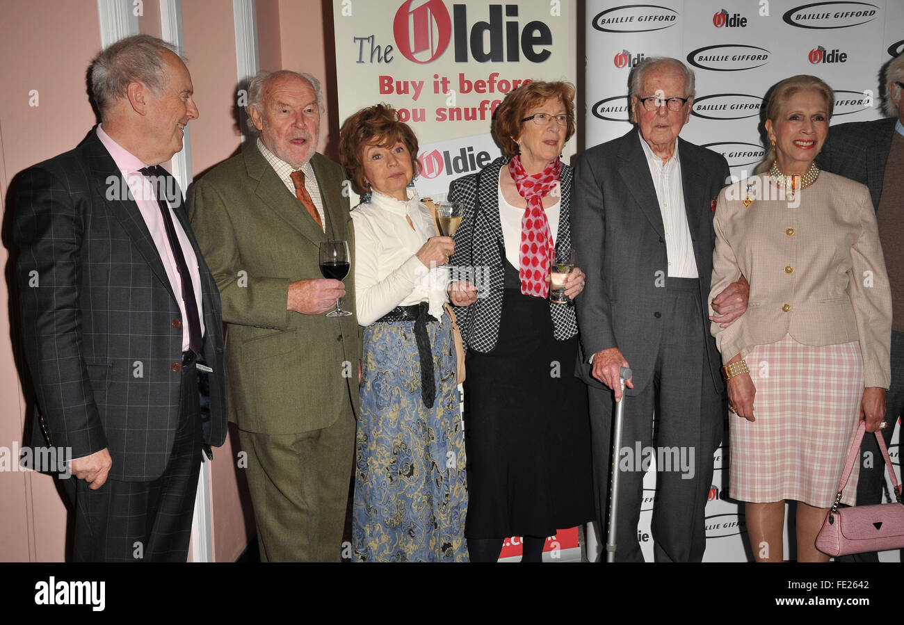 London, UK. Timothy West, Prunella Scales, Baroness Molly Meacher ...