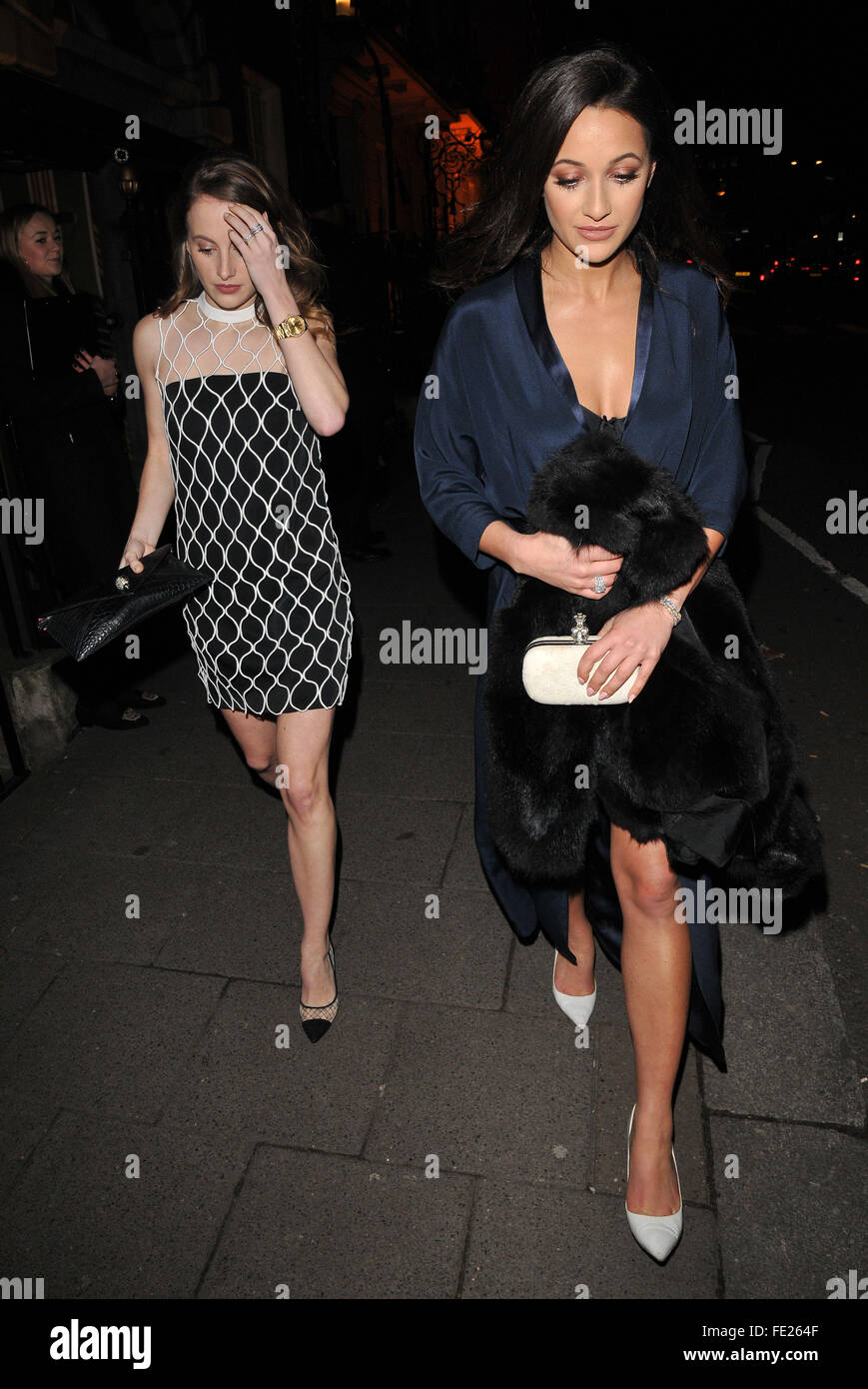 London, UK. Rosie Fortescue & Roxie Nafousi at the French Sole and ...