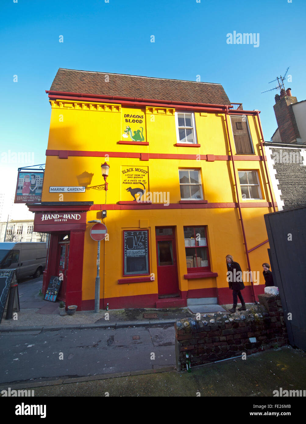 The Hand in Hand pub in Brighton Stock Photo - Alamy