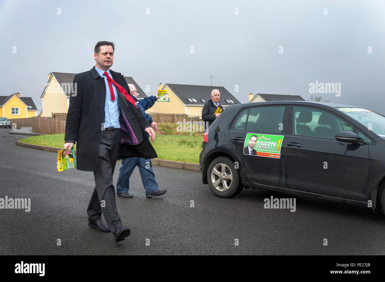 Ardara, County Donegal, Ireland. February 4th 2016. Pearse Doherty of ...