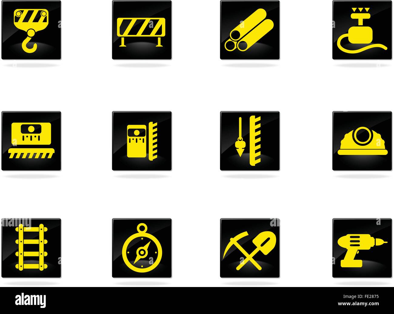 Black horizontal pipe Stock Vector Images - Alamy