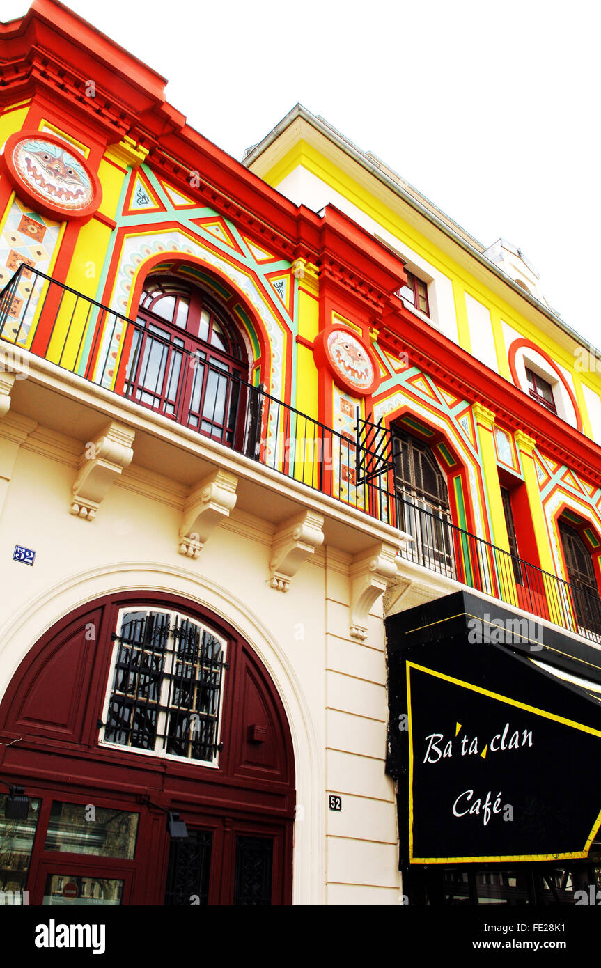 Bataclan Theater and Bataclan Café, Paris Stock Photo - Alamy