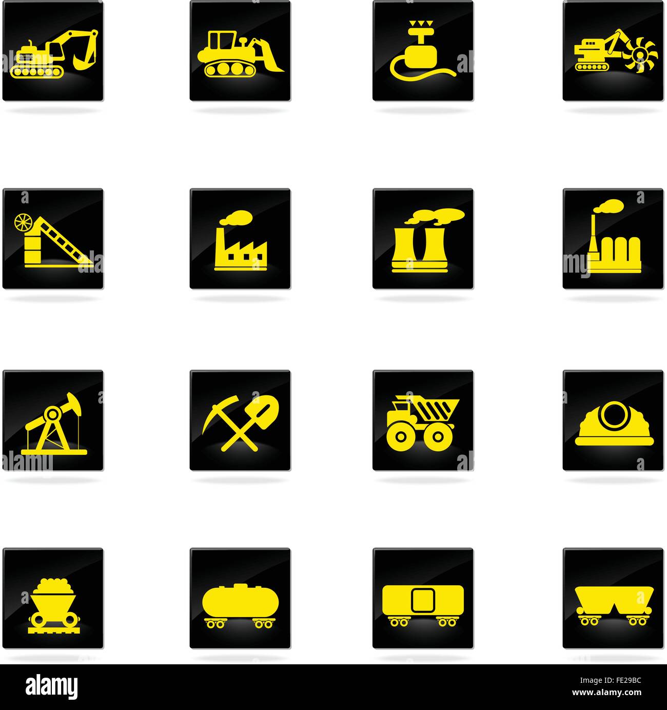 Factory and Industry Symbols Stock Vector Image & Art - Alamy