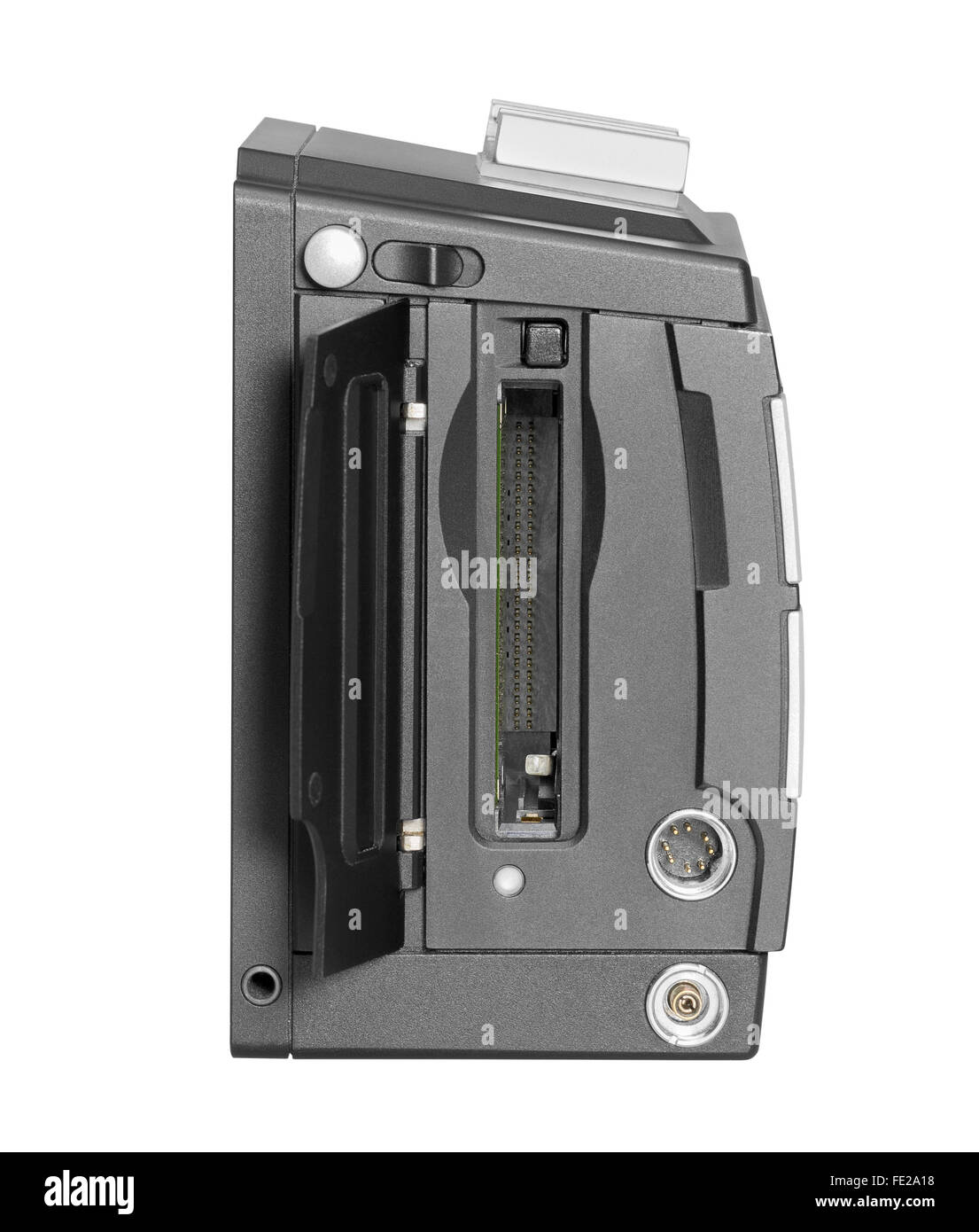 a digital camera back isolated on white Stock Photo - Alamy