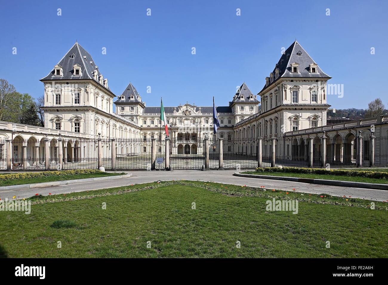 Castello del Valentino, Valentino Castle, Turin, Piedmont, Italy Credit ...