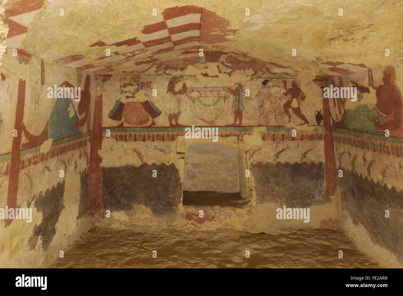 Etruscan tomb painting hi-res stock photography and images - Alamy