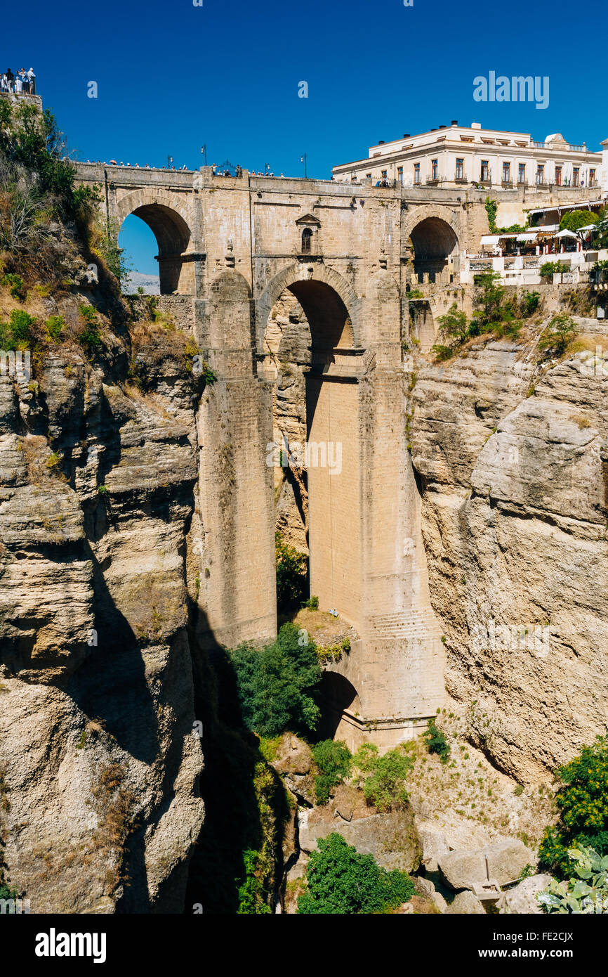 Puente Nuevo, New bridge, largest bridge that carries the Guadalevin ...