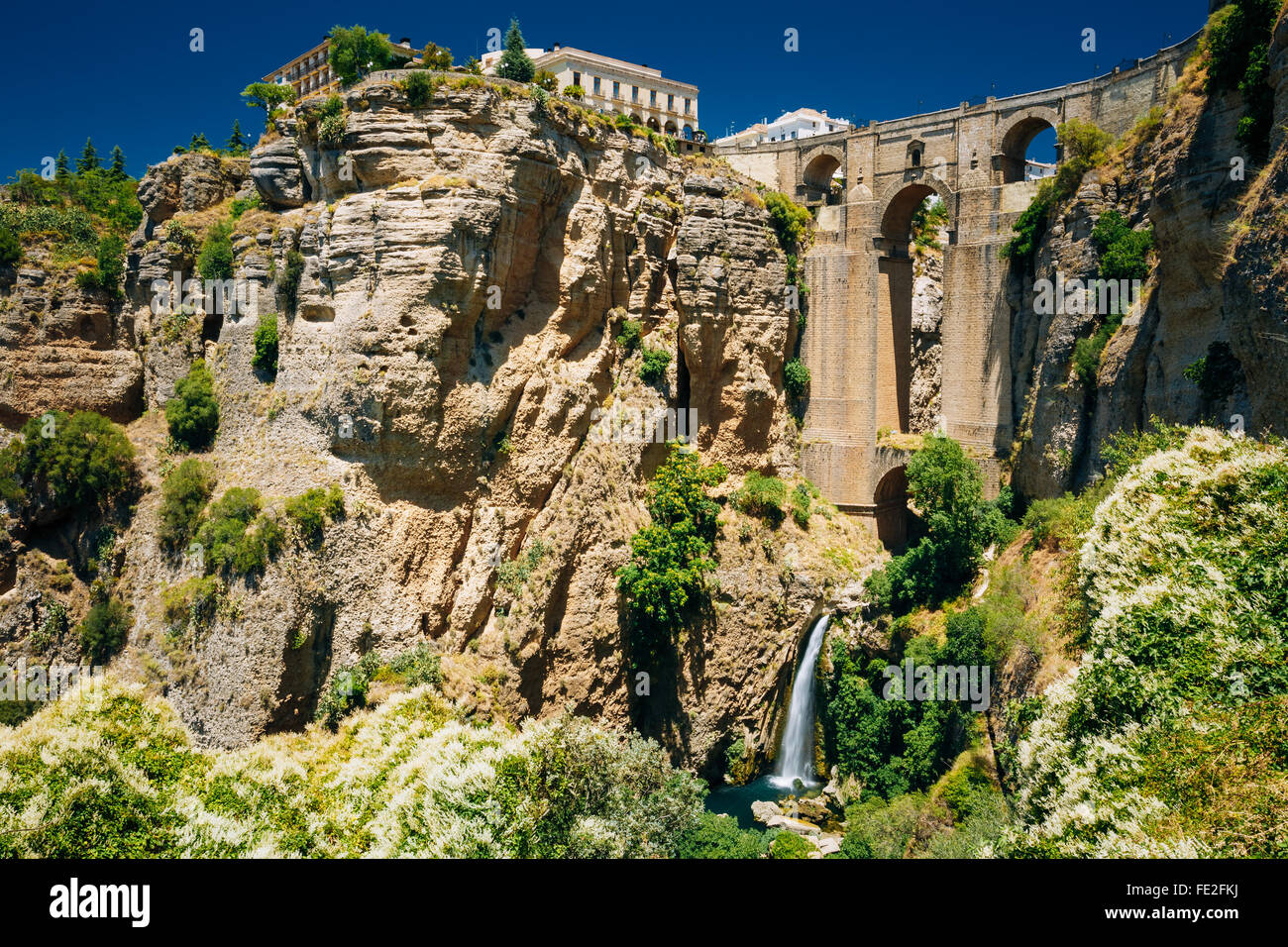 Puente Nuevo, New bridge, largest bridge that carries the Guadalevin ...