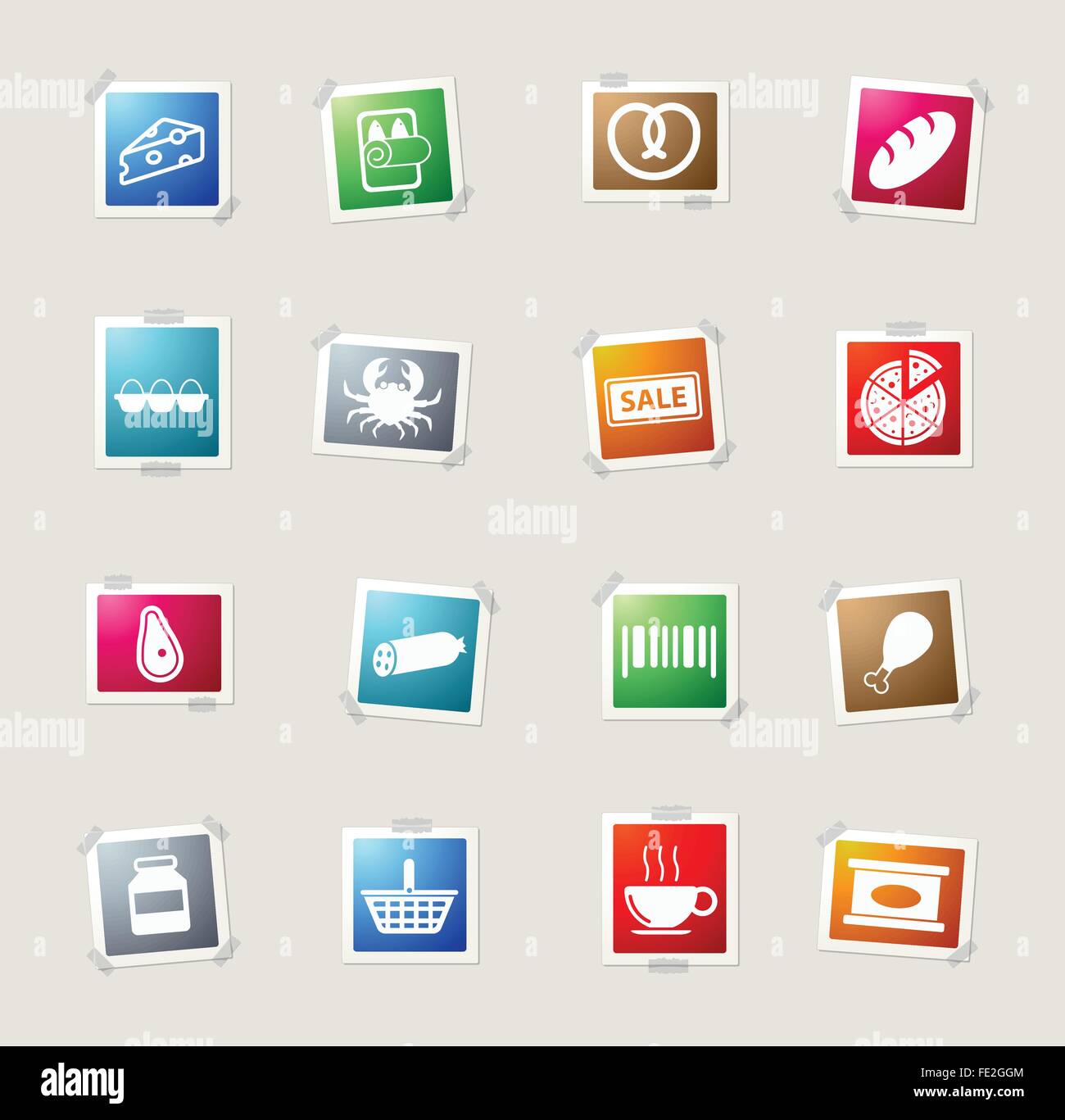 Simply food store Stock Vector Images - Alamy