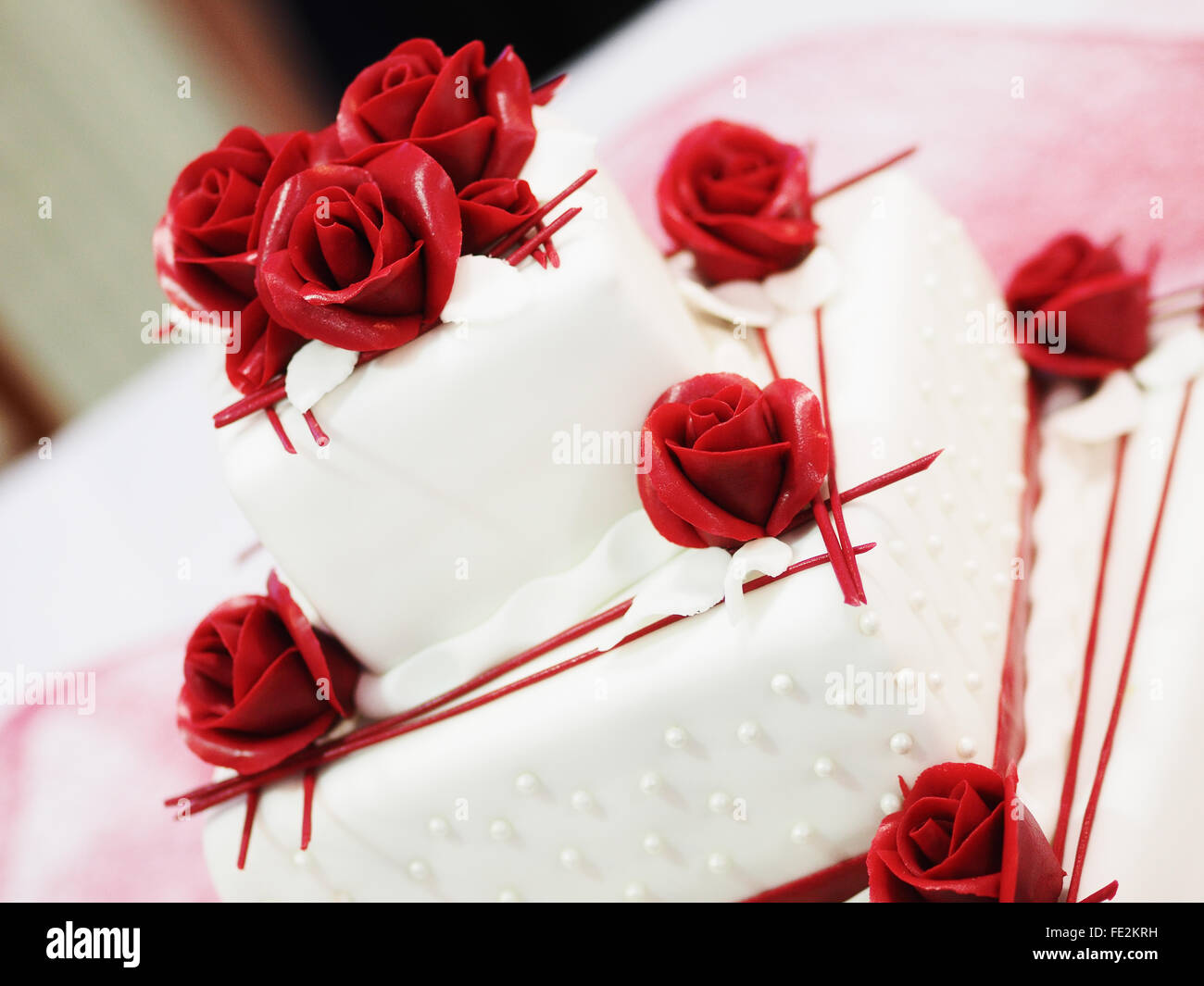 Still life with wedding cake Stock Photo - Alamy