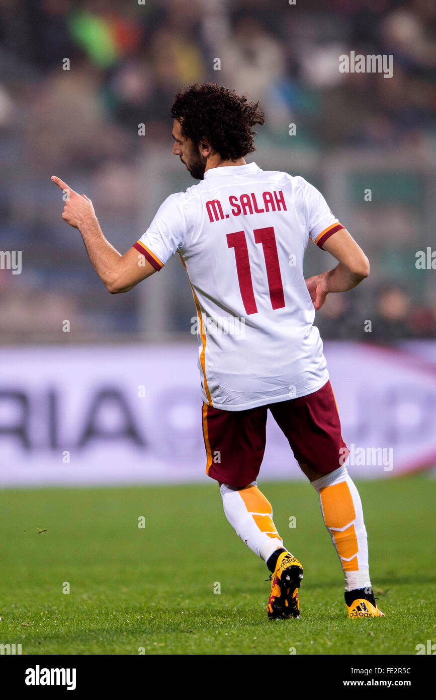 Reggio Emilia, Italy. 2nd Feb, 2016. Mohamed Salah (Roma) Football ...