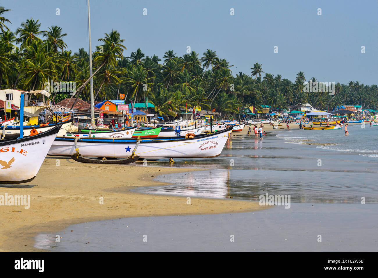 India Goa Palolem beach Stock Photo - Alamy