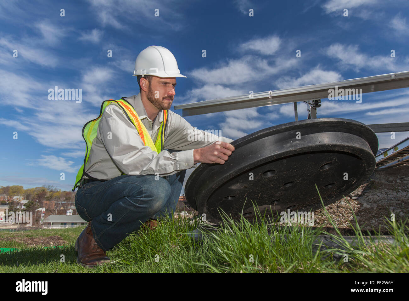 Solar power inspection hi-res stock photography and images - Alamy