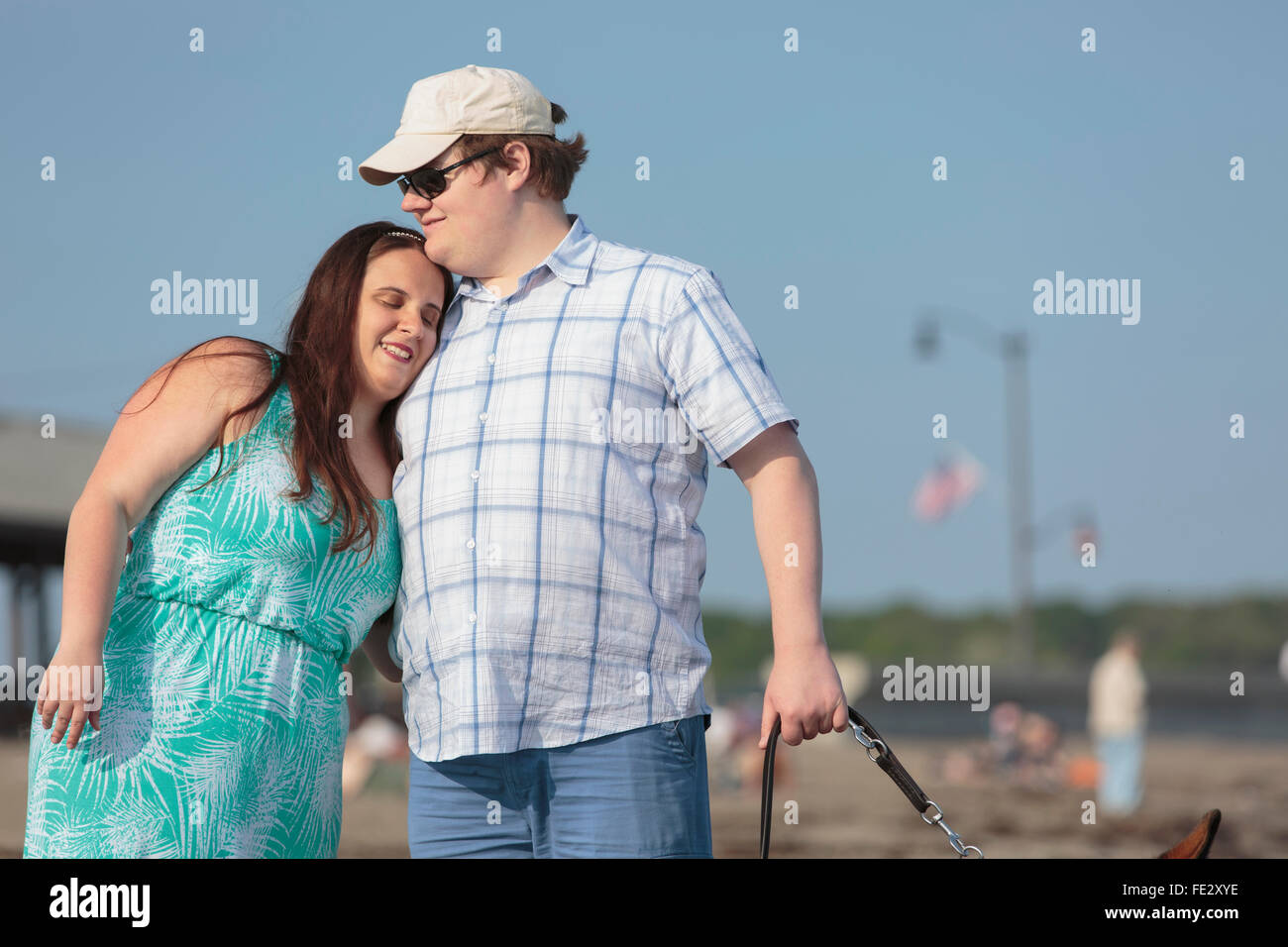 Two blind men walk hi-res stock photography and images - Alamy