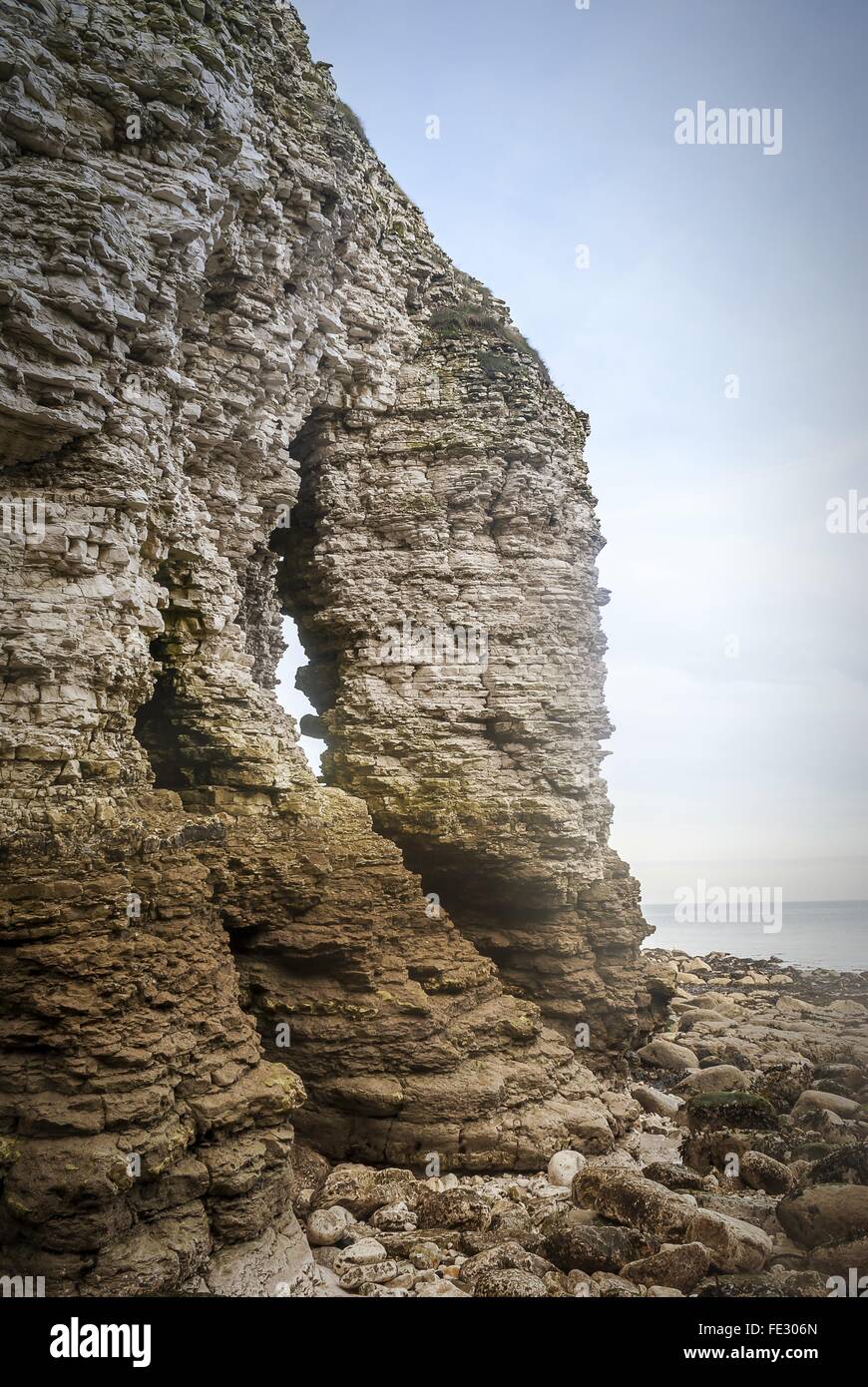 Rock Formation At Sea Side Stock Photo - Alamy