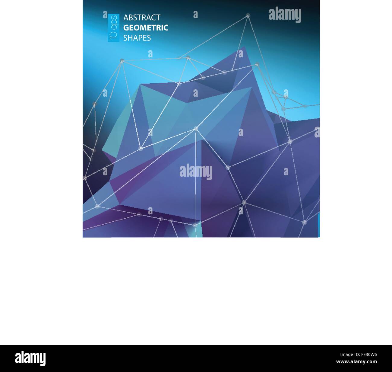 Abstract triangles space low poly Stock Vector Image & Art - Alamy
