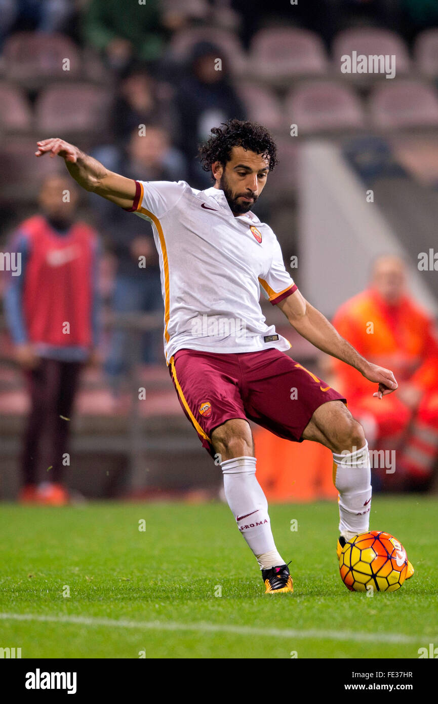 Reggio Emilia, Italy. 2nd Feb, 2016. Mohamed Salah (Roma) Football ...