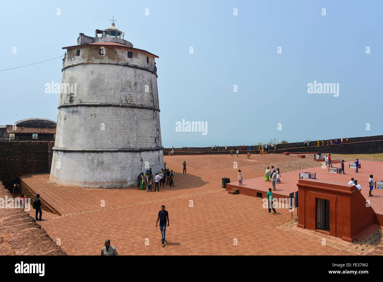 India Goa Fort Aguada Stock Photo - Alamy