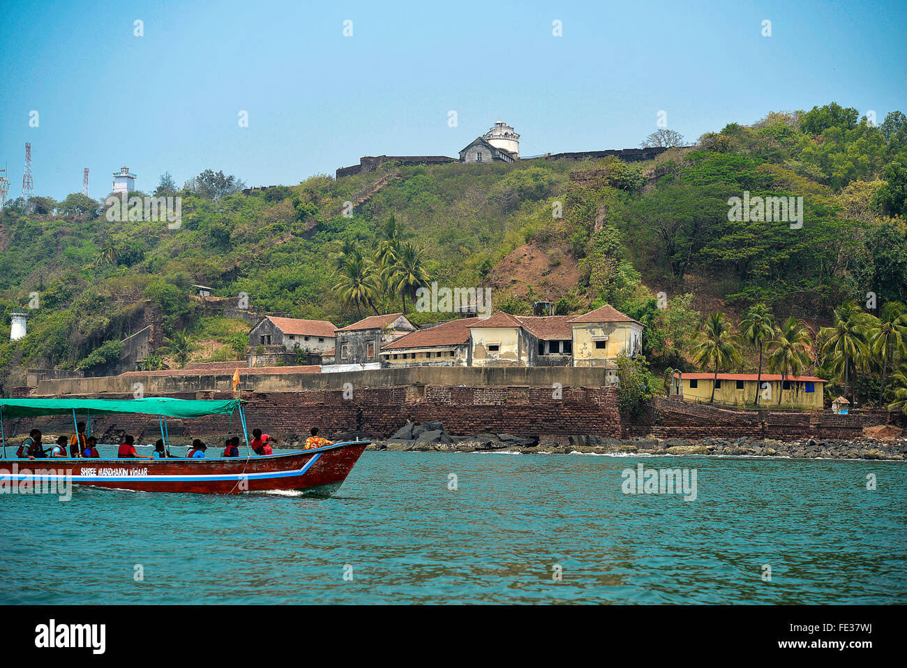 India Goa Fort Aguada The prisons below the fort Stock Photo - Alamy