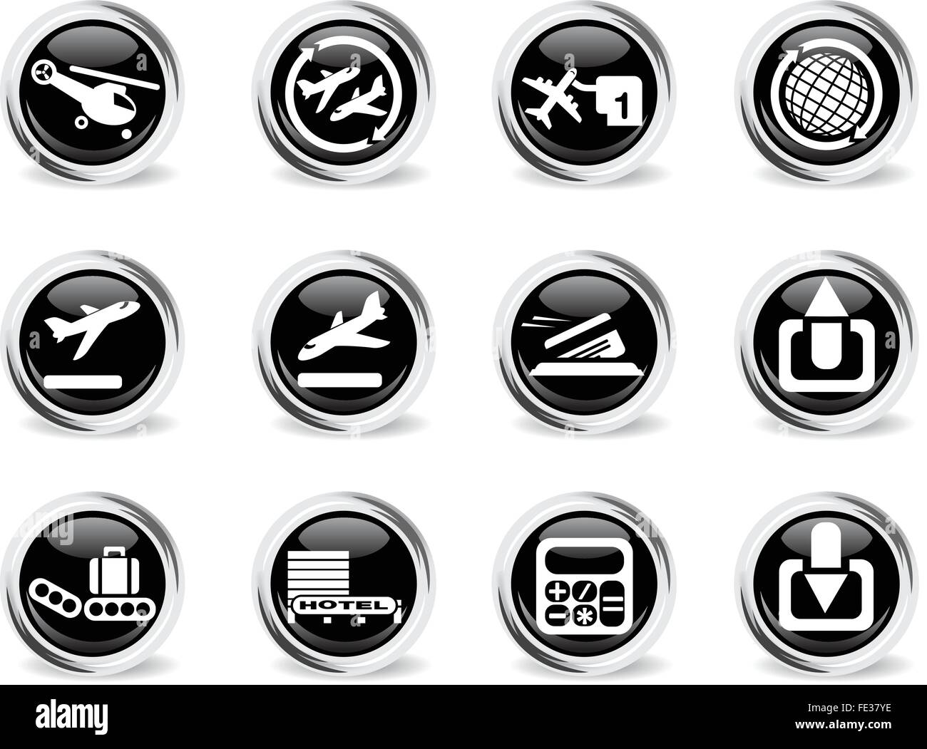 People set up entrance Stock Vector Images - Alamy