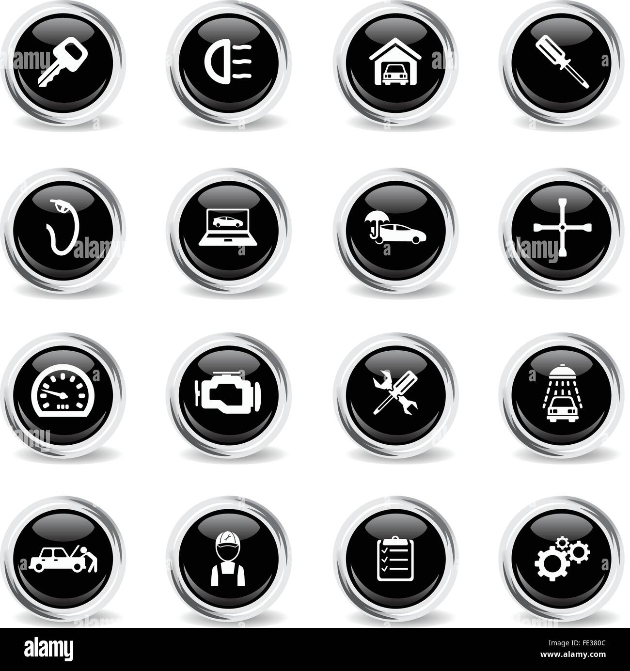 Repair light headlights key garage hi-res stock photography and images ...