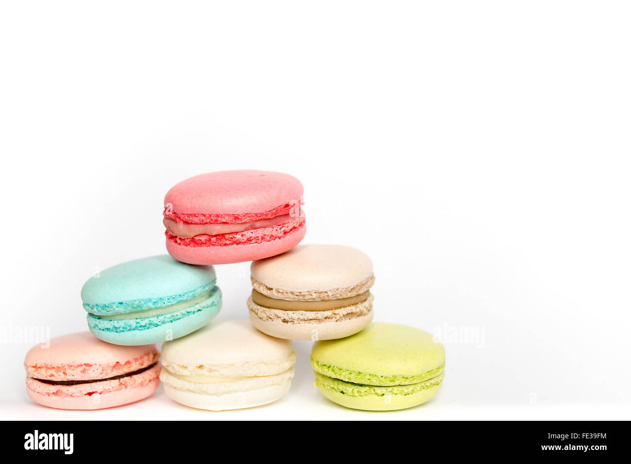 Sweet delicious macaroons dessert hi-res stock photography and images ...