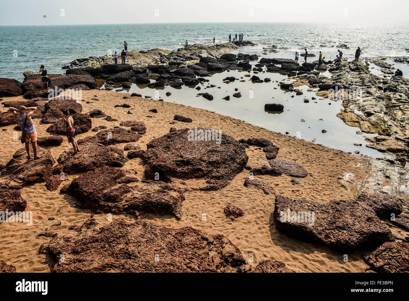 Fort aguada goa beach view hi-res stock photography and images - Alamy