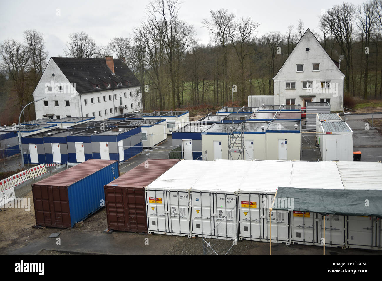 Fuldatal-Rothwesten, Germany. 04th Feb, 2016. The initial reception ...