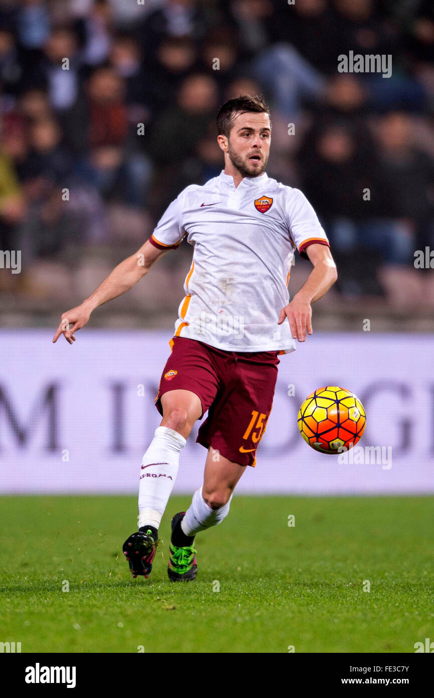 Reggio Emilia, Italy. 2nd Feb, 2016. Miralem Pjanic (Roma) Football ...