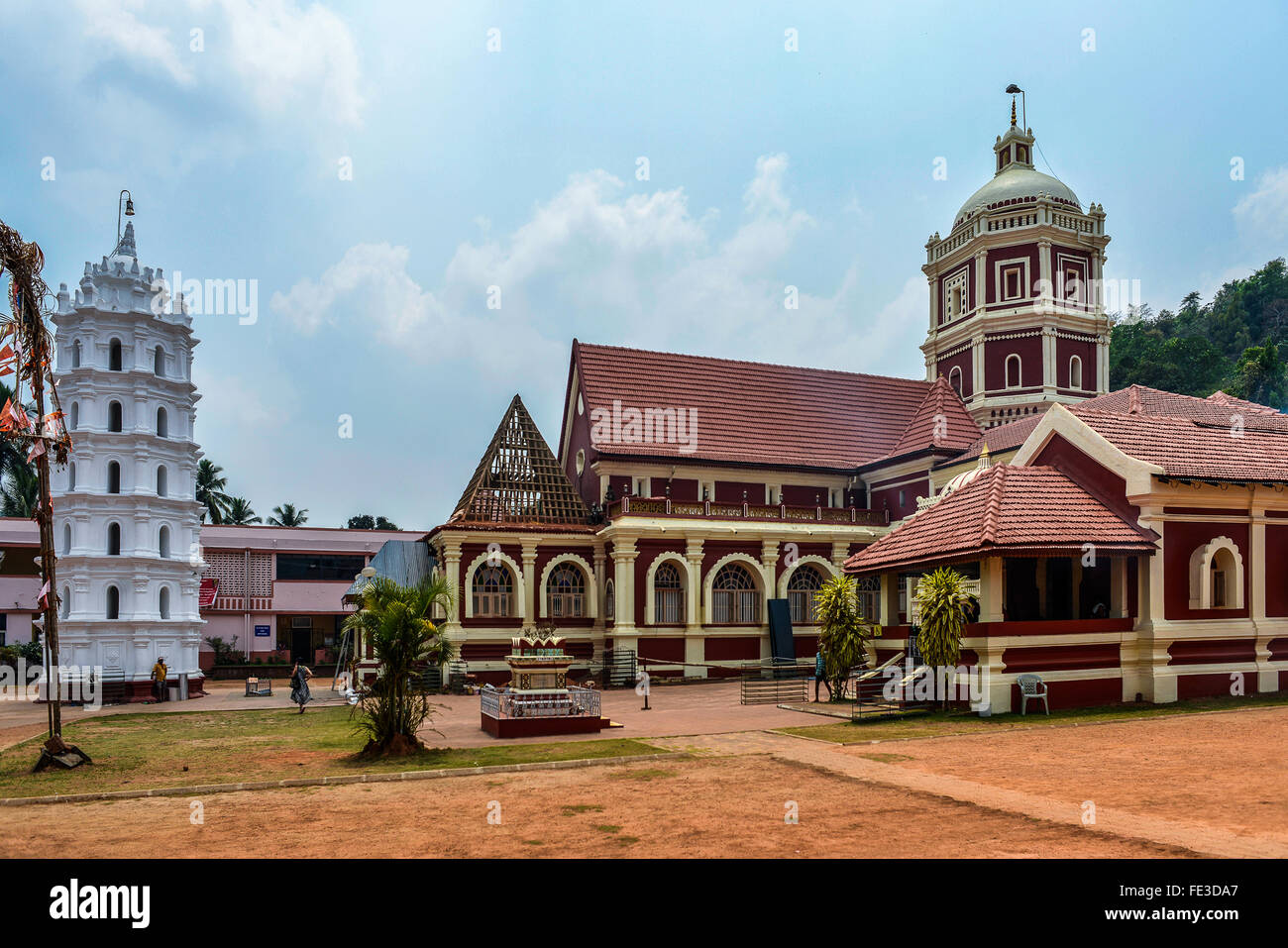 India Goa Shanta Durga Temple Stock Photo - Alamy