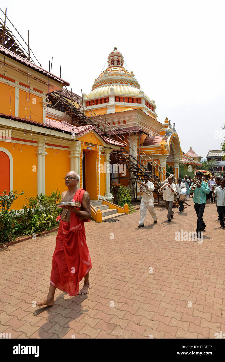 India Goa Mahalaxmi Temple Stock Photo - Alamy