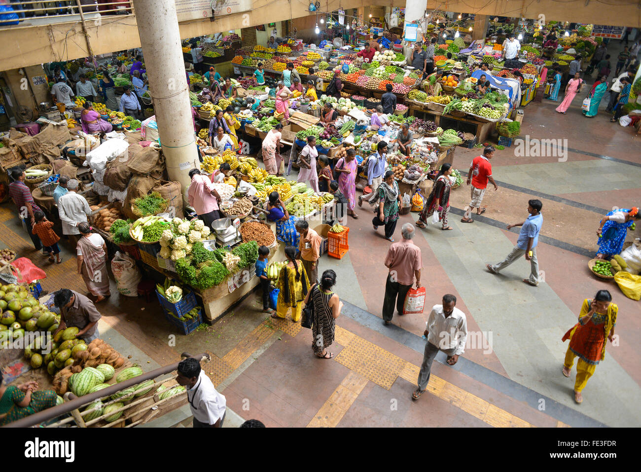 India Goa Fruit and vegetable market at Panaji Stock Photo - Alamy